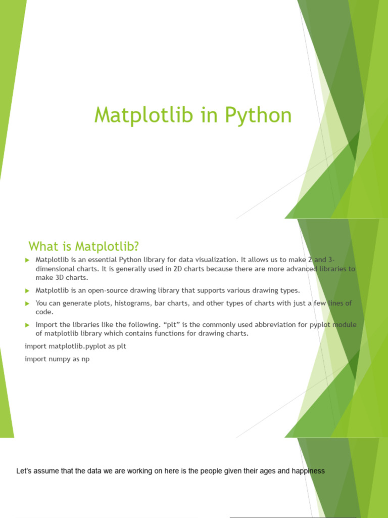 Matplot Python Pdf
