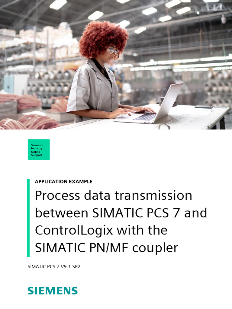 DataTrans PCS 7 ControlLogix PN MF Coupler DOC V1 0 en | PDF
