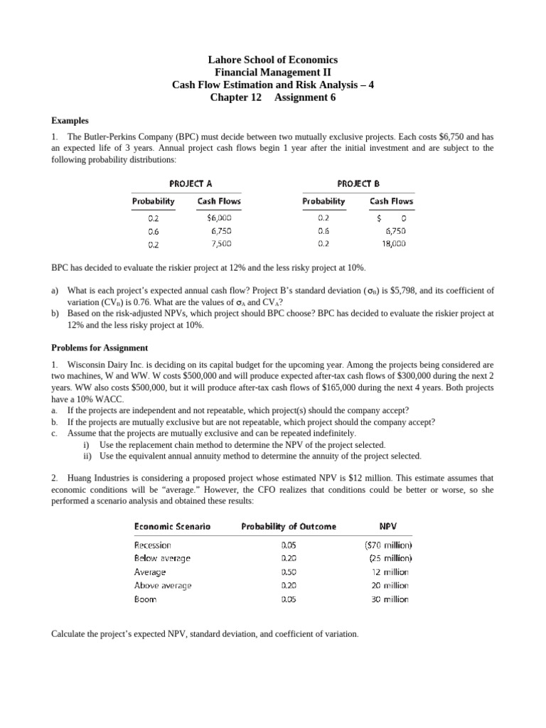 FM Assignment | PDF