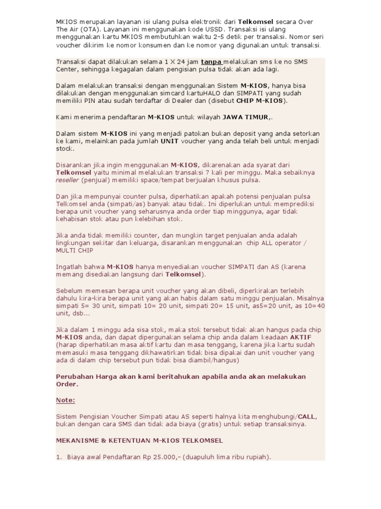 Mekanisme Mkios | PDF | Pengelolaan Keuangan & Uang