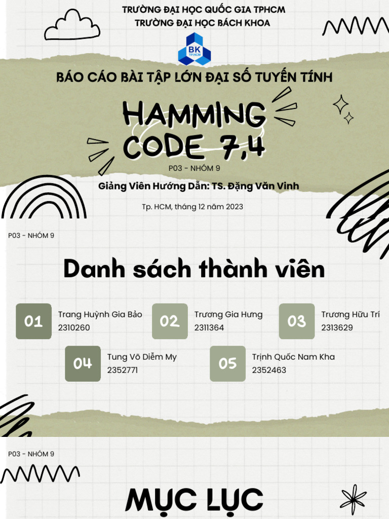 Hamming Code 7,4 | PDF