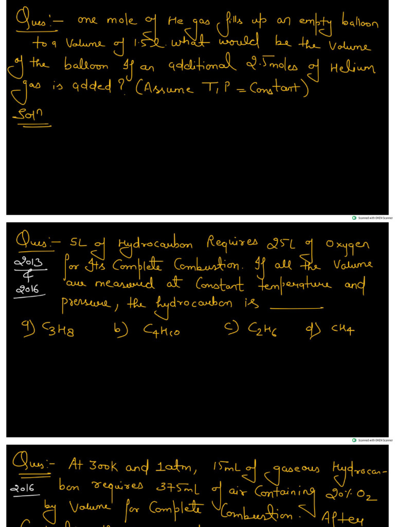 Mole Concept Question Bank | PDF
