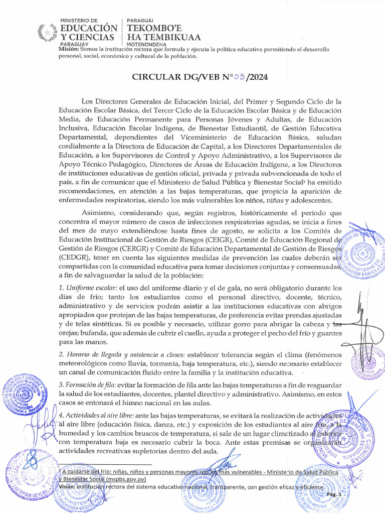 Circular DGVEB 03 | PDF