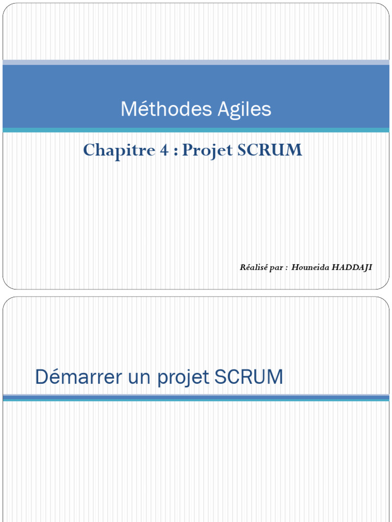 Projet Scrum | PDF