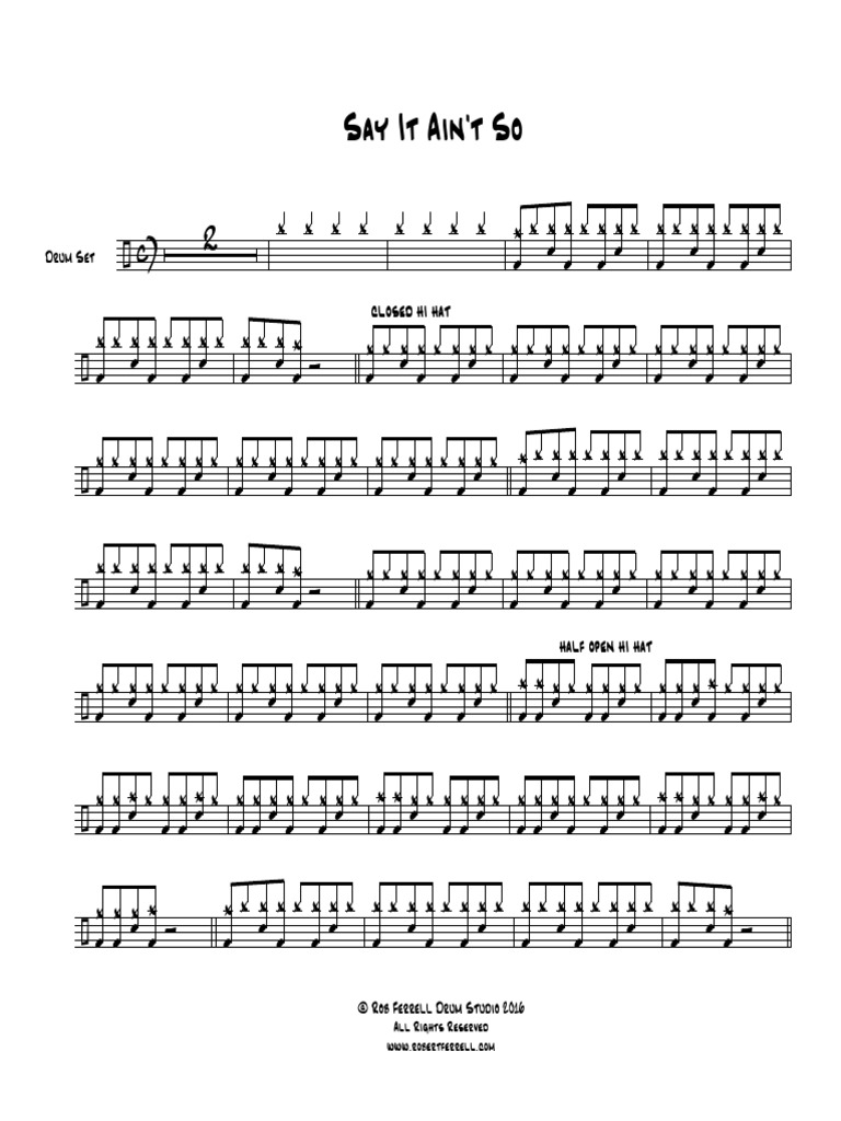 Say It Aint So | PDF