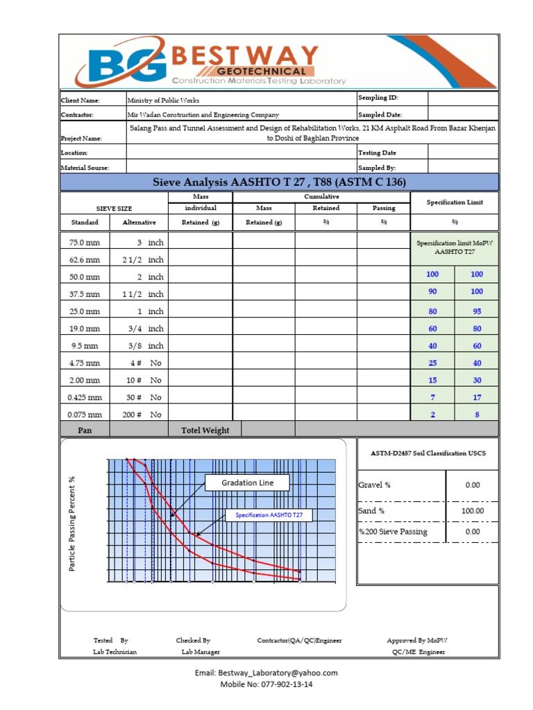 Basecourse Sieve | PDF