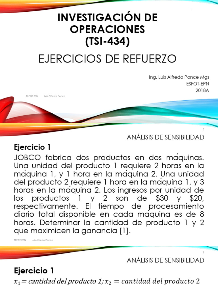 Ejercicios de refuerzo (A. sensibilidad) | PDF