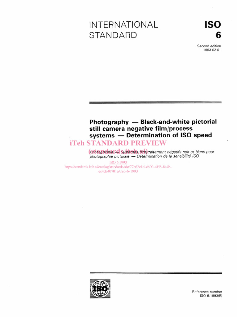 Iso 6 1993 | PDF