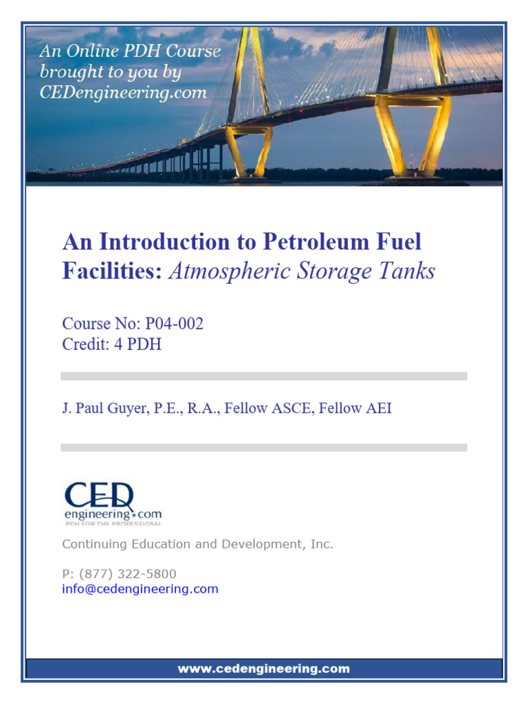 P04-002 - An Introduction To Petroleum Fuel Facilities - Atmospheric ...