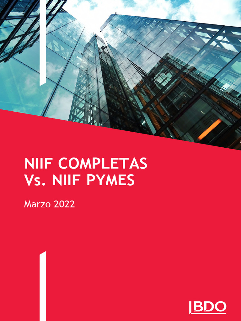 GUIA NIIF COMPLETAS VS NIIF PYMES Marzo2022 | PDF