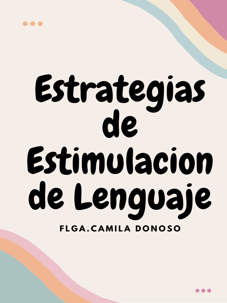 Estrategias de Estimulacion de Lenguaje | PDF