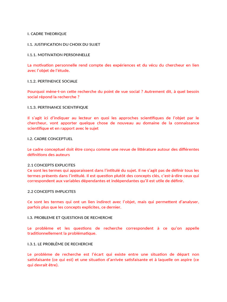 Schema Directeru Memoire | PDF