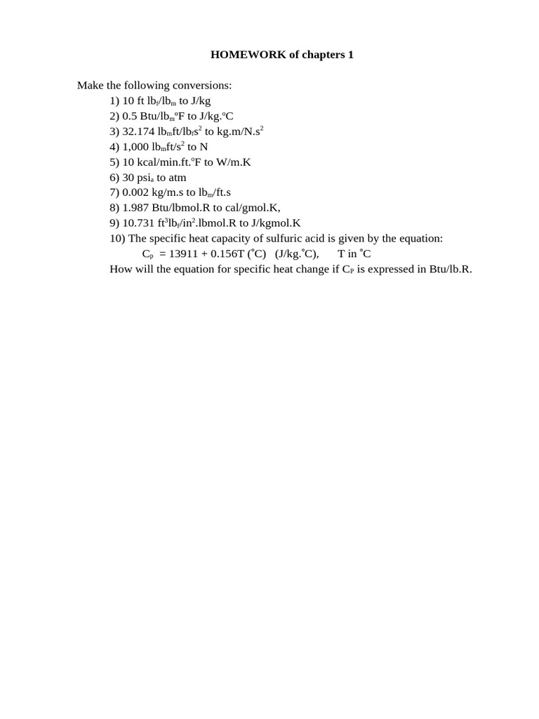 Exercises Chapter 1 | PDF