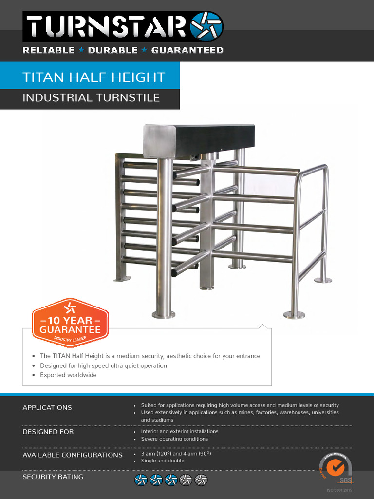 Turnstar Titan Pdf