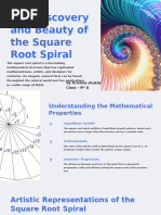 Square Root Spiral Art Project Guide | PDF | Square Root | Mathematics