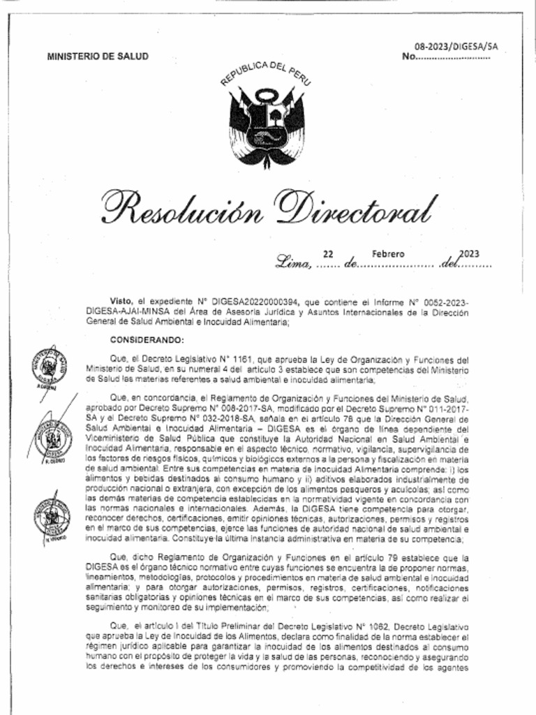 RD 2023 Digesa | PDF