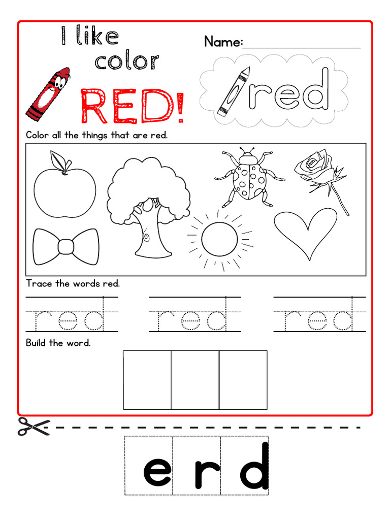 Colors Worksheet | PDF
