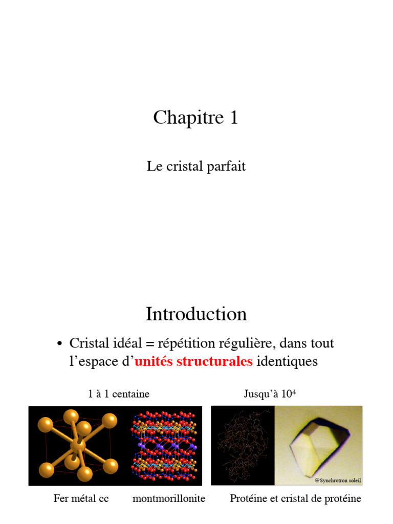 Chap1 Cristallo | PDF