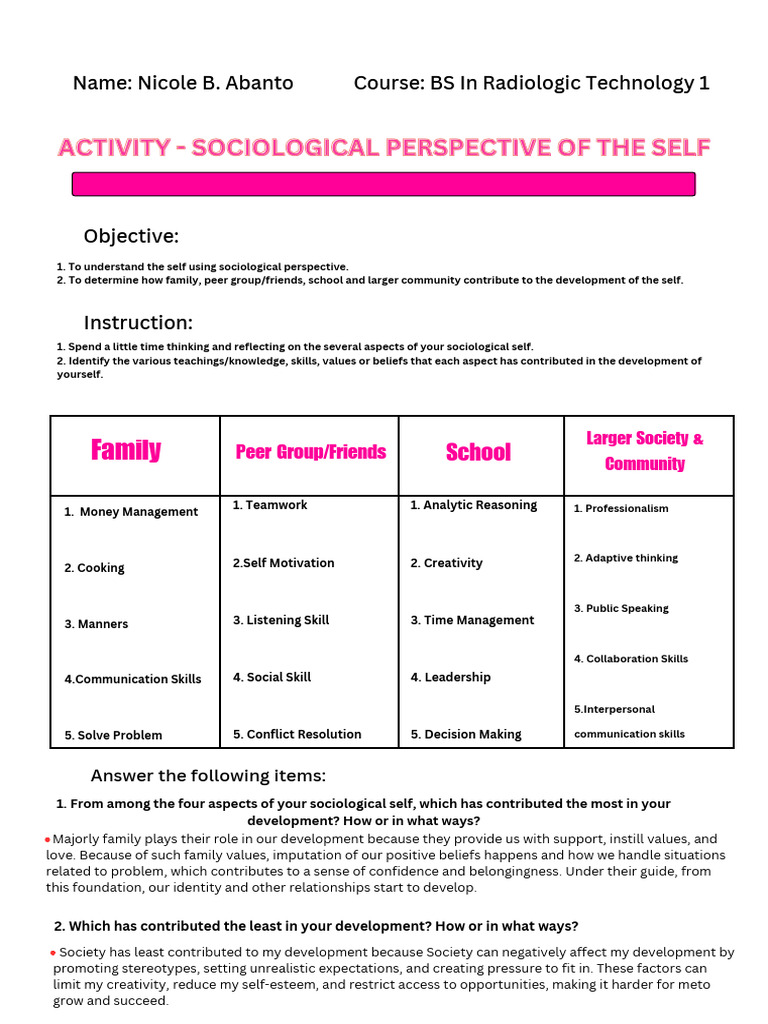 Abanto - Nicole - B. - BS in RadTech 1 | PDF