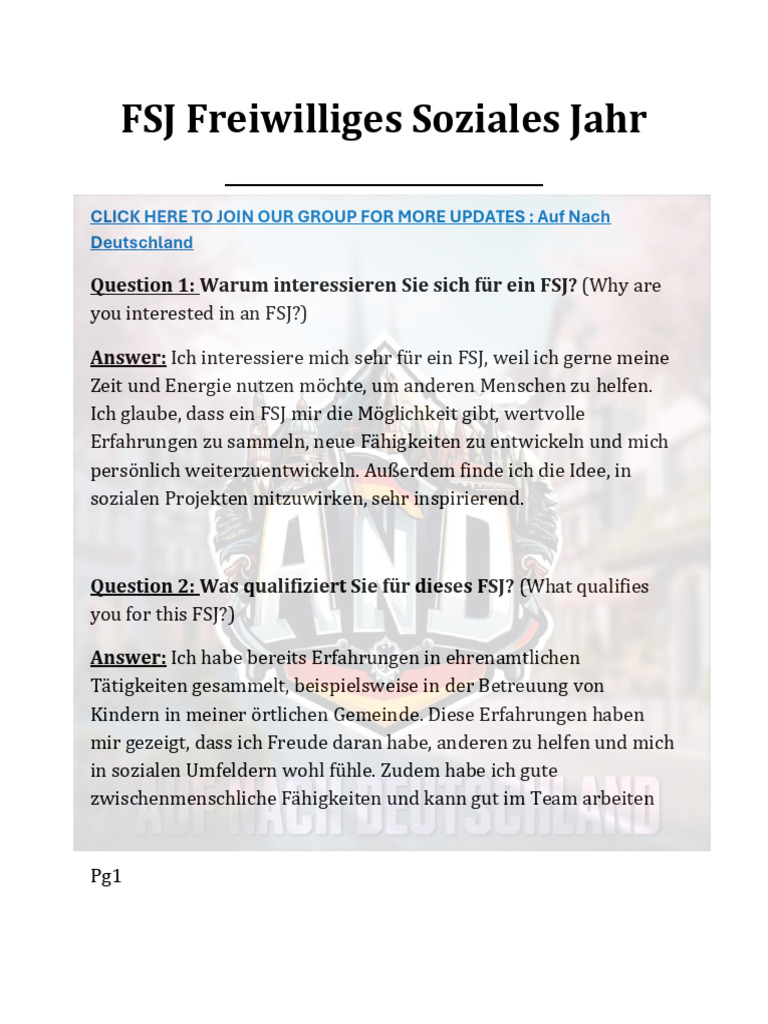 FSJ Interview Questions (A.N.D) | PDF