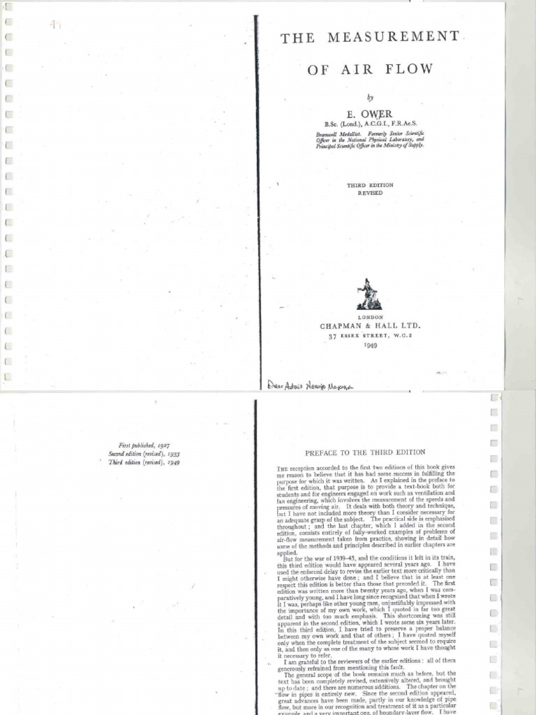 The Measurement of Air Flow | PDF