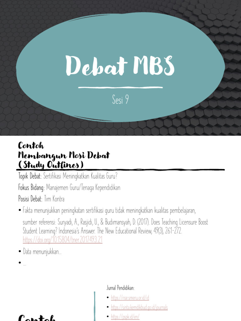 Panduan Debat MBS | PDF