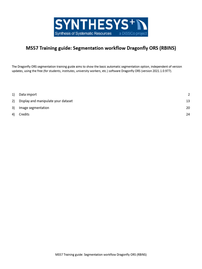 training-guide-dragonfly-ors-rbins-docx | PDF