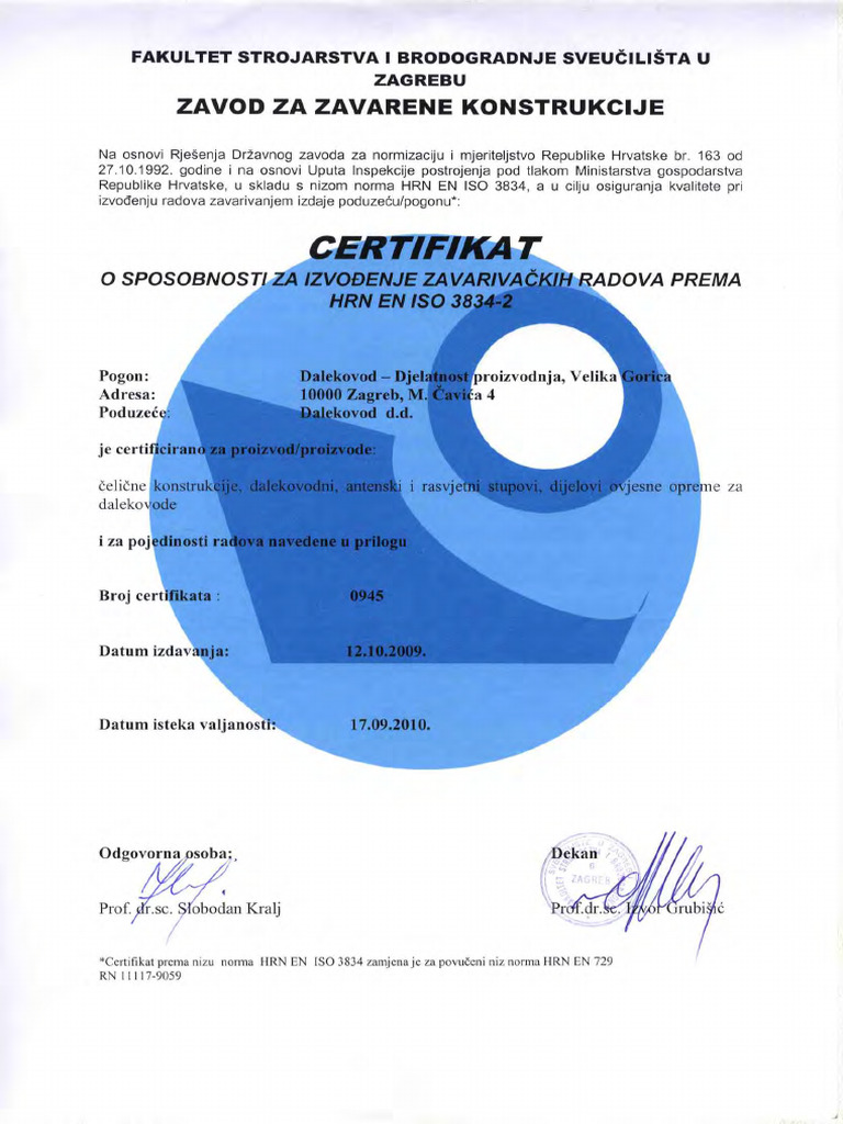 HRN en Iso1111 | PDF