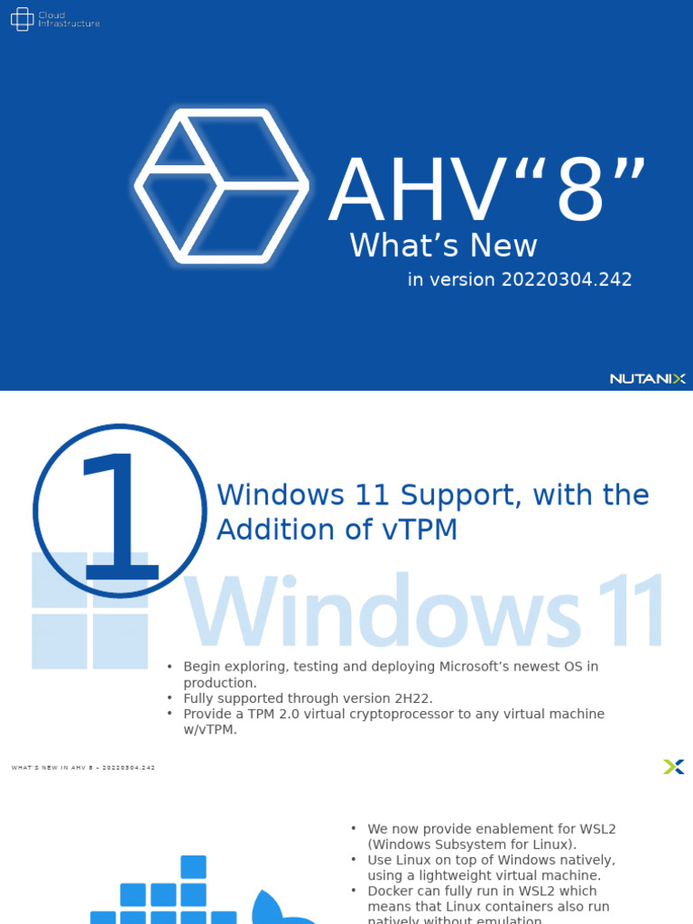 AHV 8 Whats New | PDF
