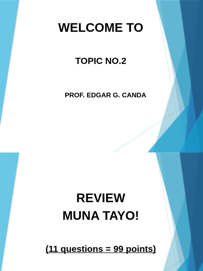 Topic 2 | PDF