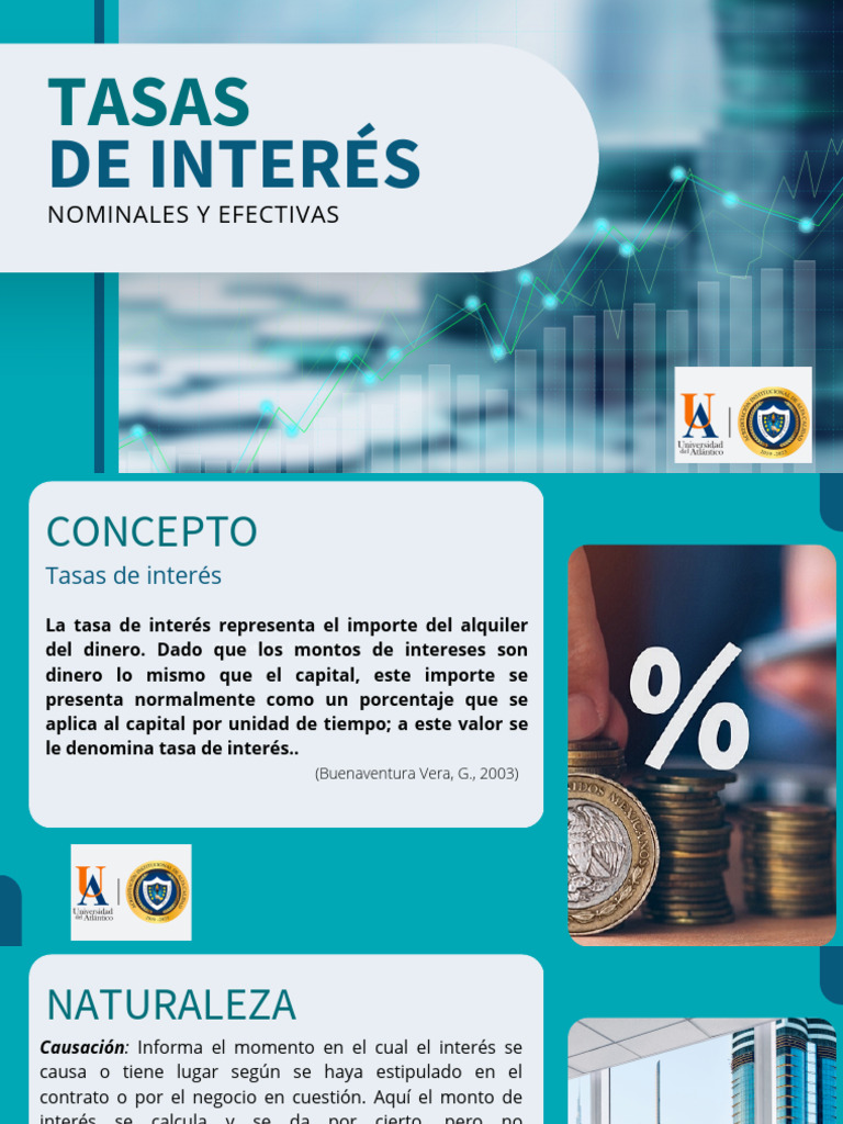 Tasa de Interés Nominal y Efectiva | PDF