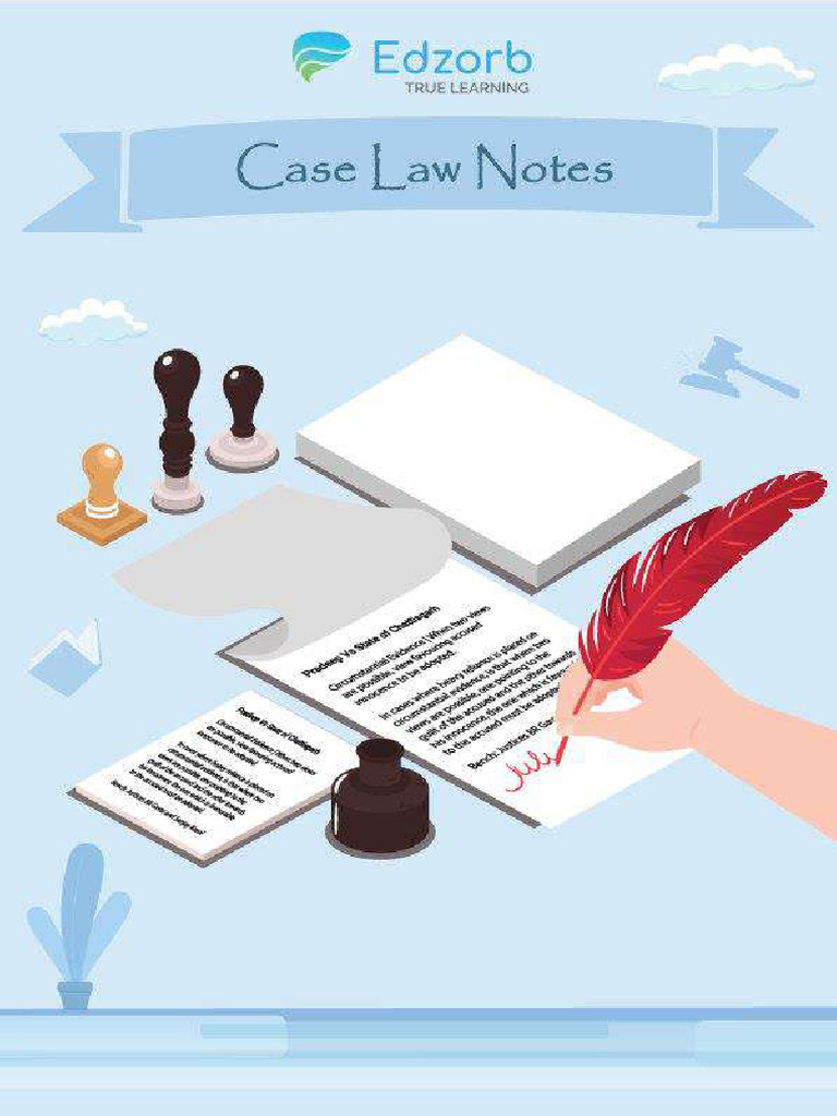 Topper Constitution Case Law Notes | PDF