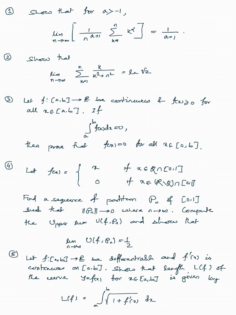 Group Assignment II Integral Calculus | PDF