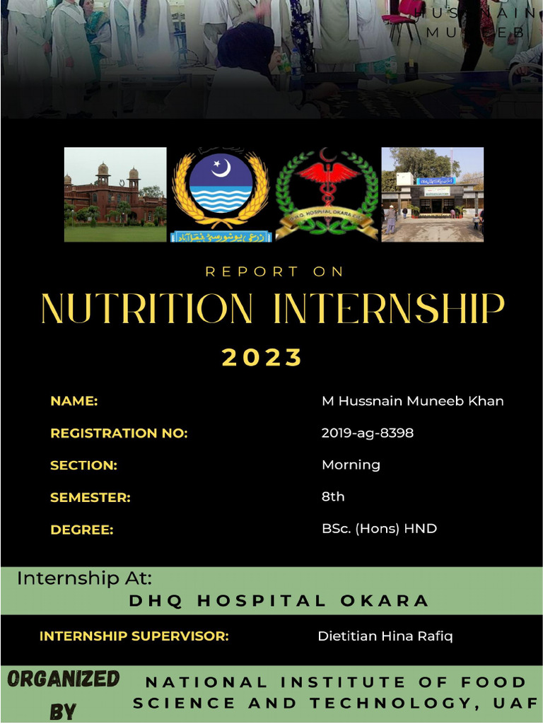 2019-Ag-8398 Hussnain Muneeb (Internship Report) | PDF