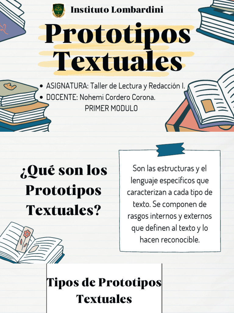 Prototipos Textuales | PDF