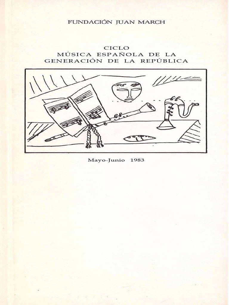 Musica Espanola de La Generacion de La Republica. | PDF