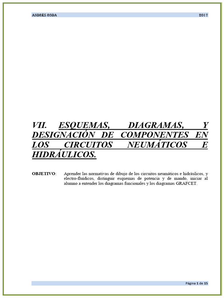 Tema 7 Esquemas Neumáticos e Hidráulicos | PDF