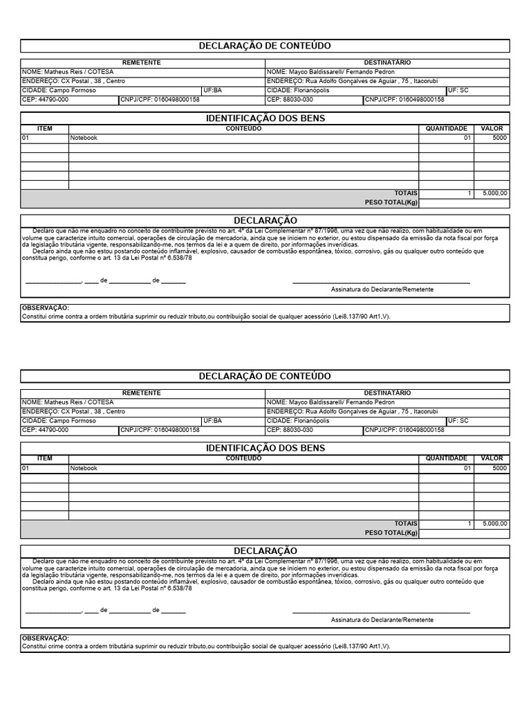 Form de Clara Cao | PDF