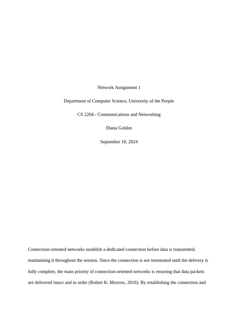 Network Assignment 1 | PDF