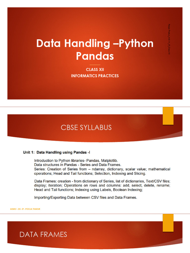 Data Frames | PDF Data Frames | PDF