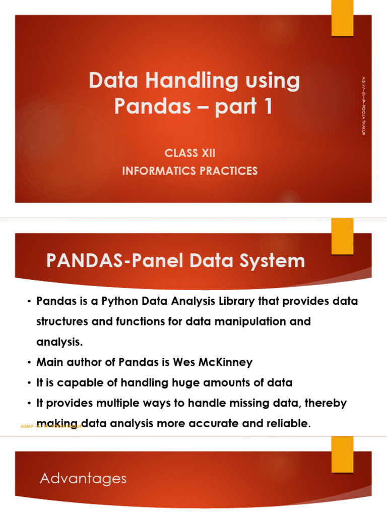 Pandas Series | PDF