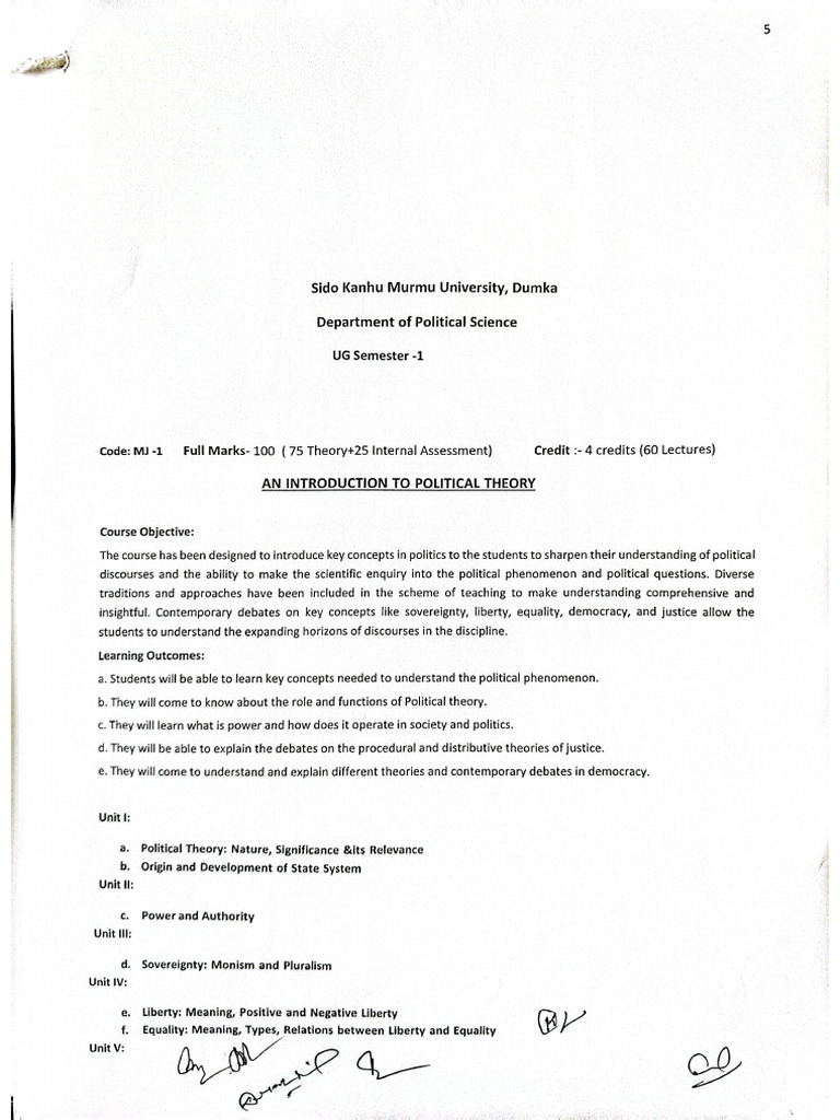 Major Pol. Science | PDF