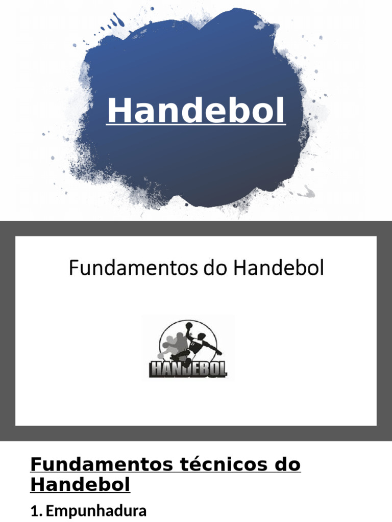 Fundamentos Tácnicos Do Handebol | PDF