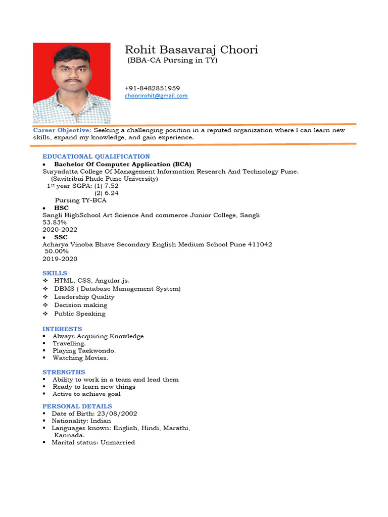 Rohit Resume | PDF