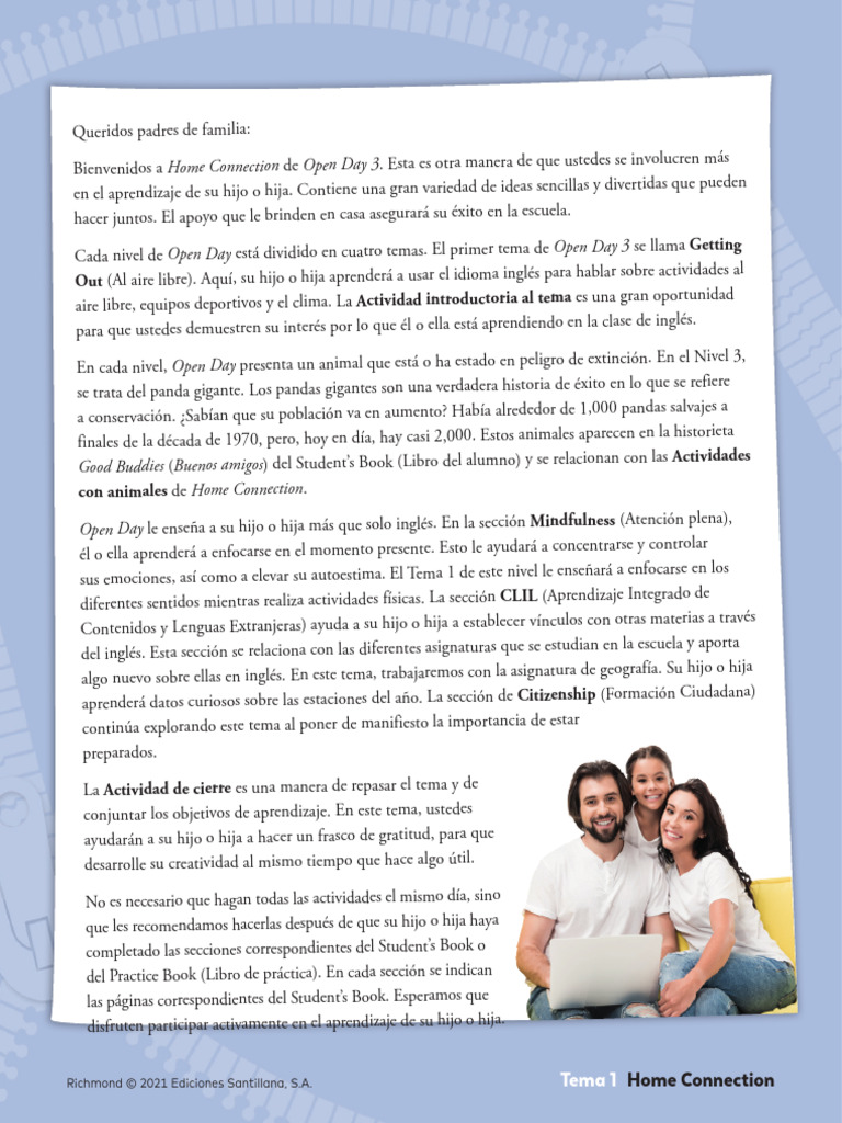 OD3 Homeconnectionsp t1 | PDF