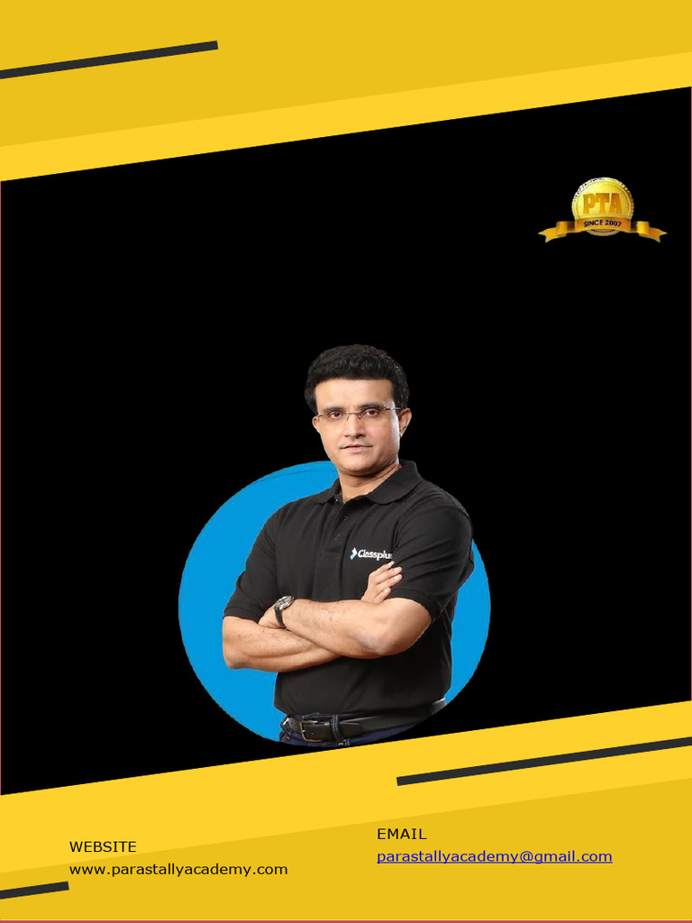 Paras Tally Academy Prospectus | PDF | Microsoft Excel | Finance & Money Management