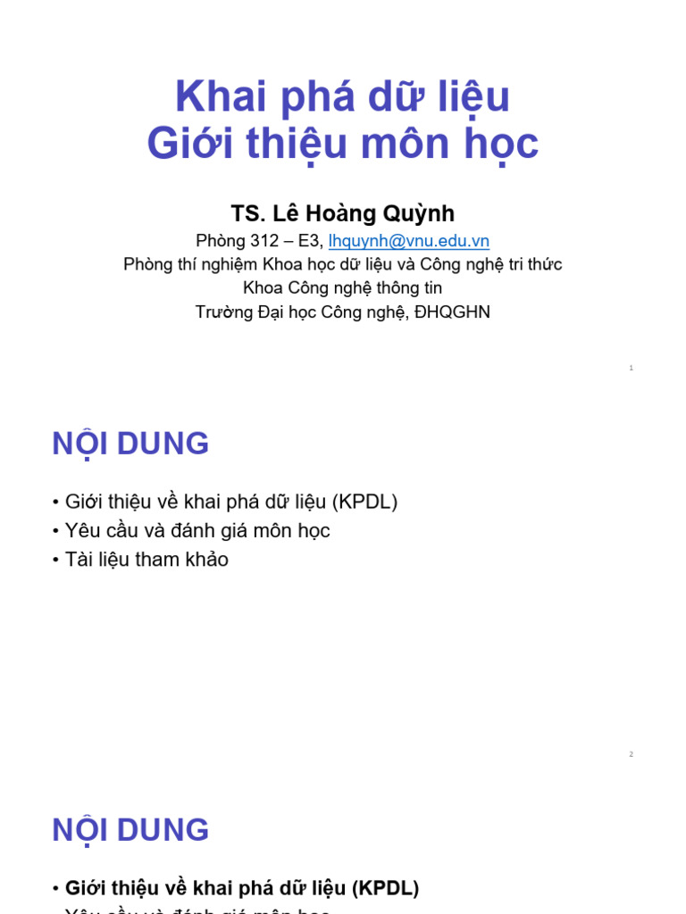 1.KPDL - Gioi thieu (1) | PDF