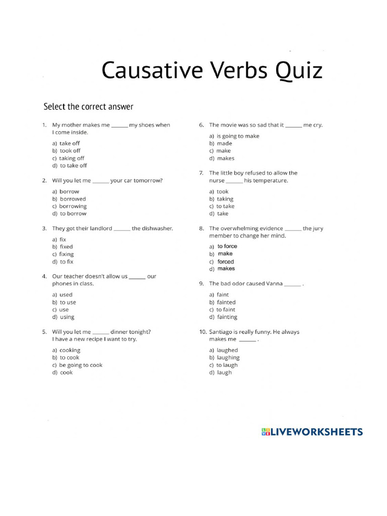 Causative 2 | PDF