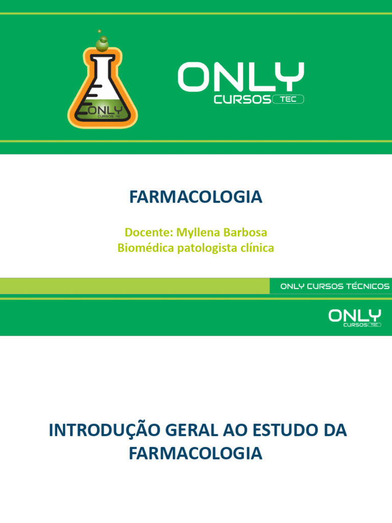 Aula 01 Farmaco | PDF