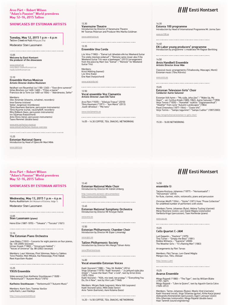 Showcase Program Fly | PDF